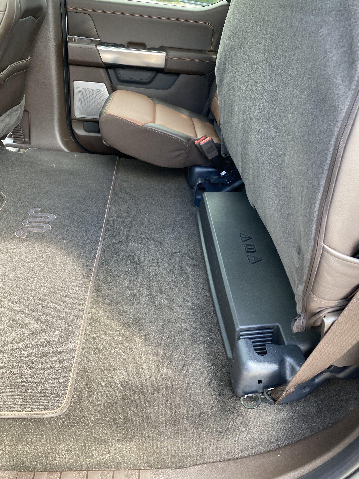2021 F-150 underseat lock box bin | F150gen14 -- 2021+ Ford F-150 ...
