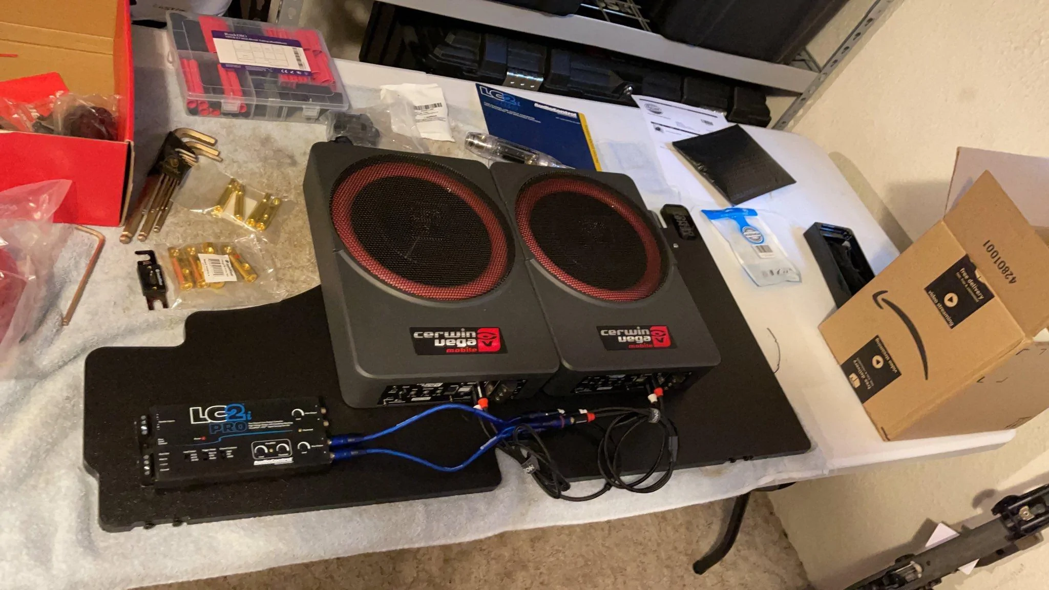 Anyone installed this loaded sub enclosure behind the back seat of the ...