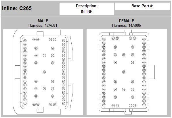 Where is connector C265? | F150gen14 -- 2021+ Ford F-150, Tremor ...