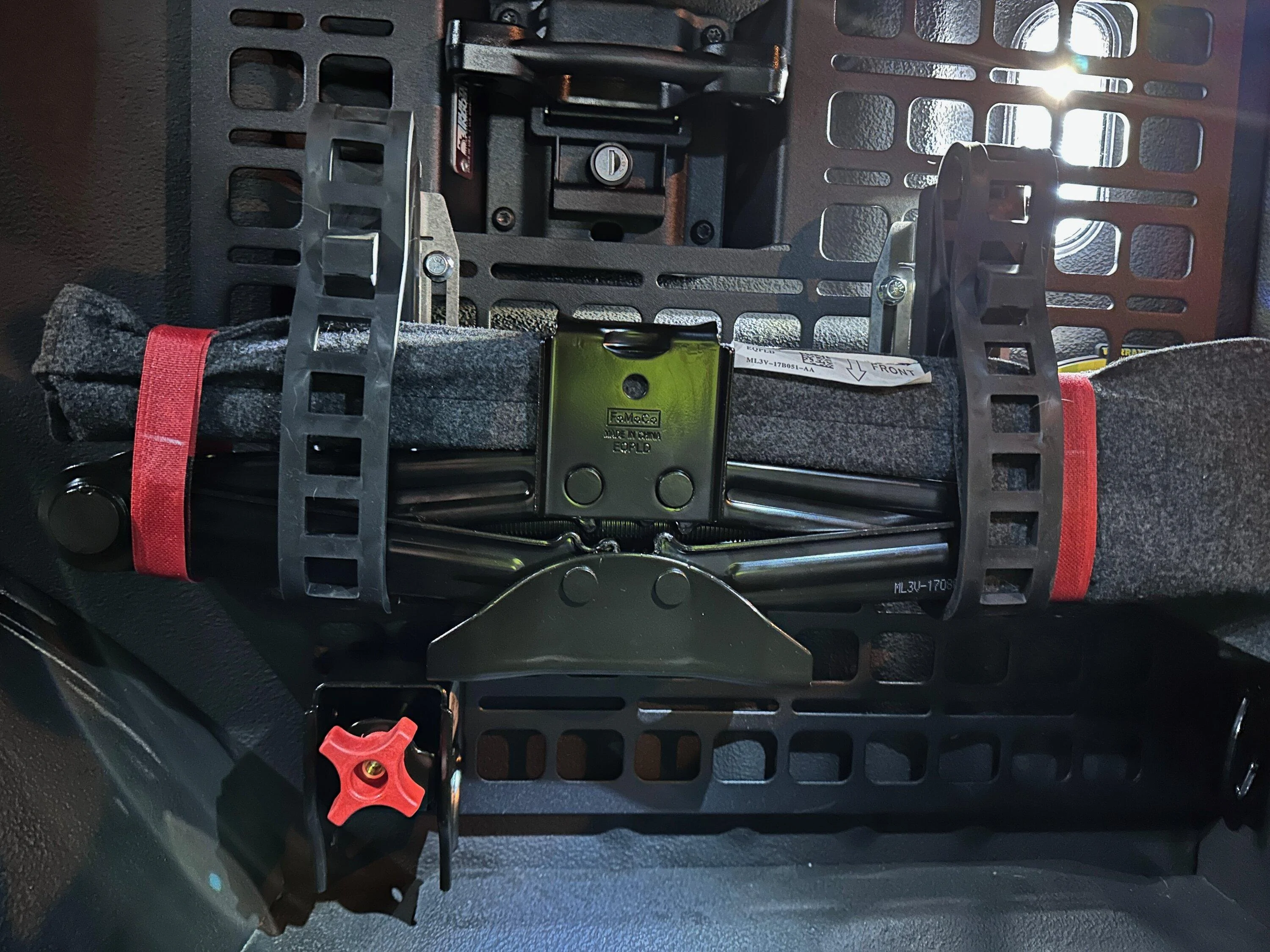 Factory Jack Bed Relocation Project Using Molle Panel | F150gen14 ...