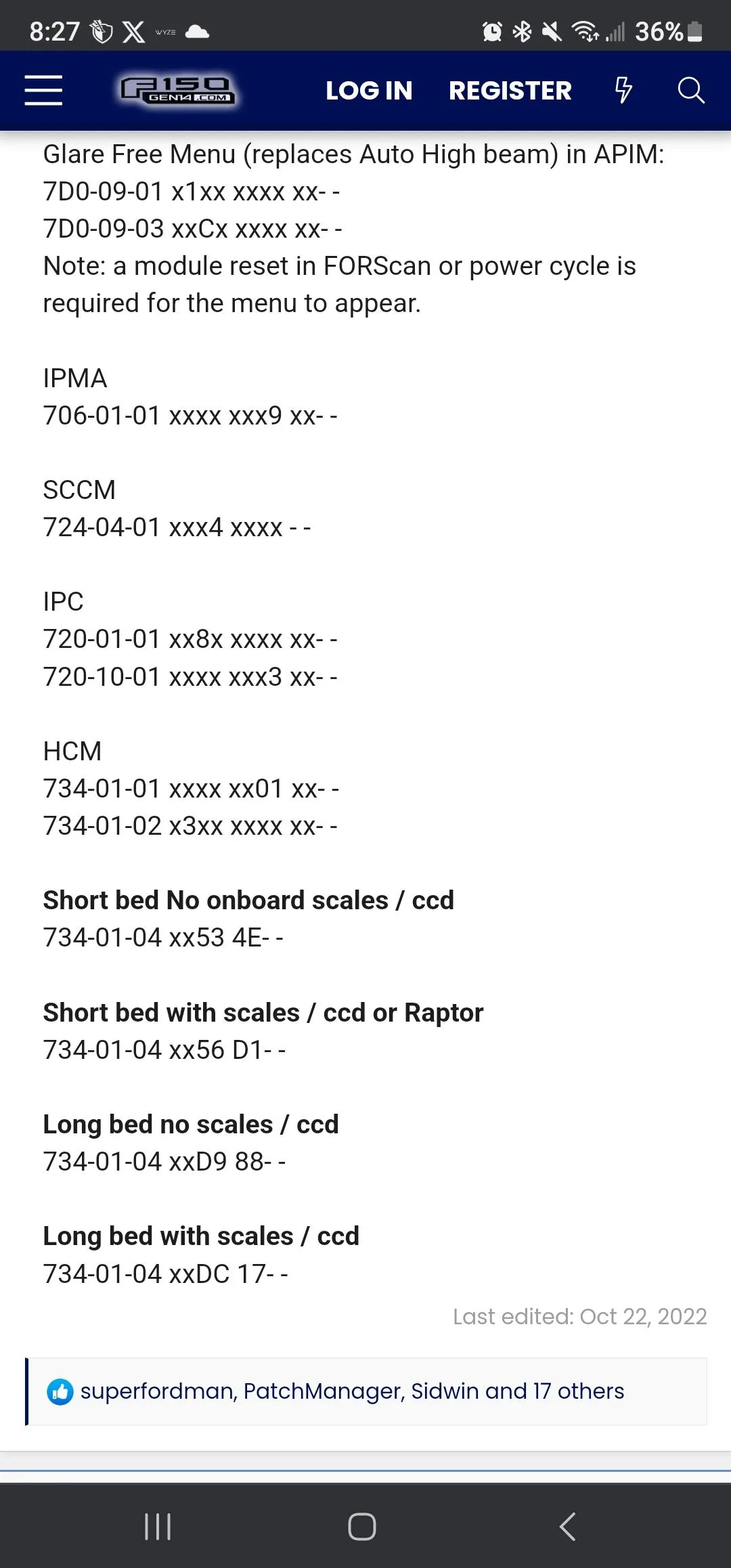 Glare free matrix headlights | F150gen14 -- 2021+ Ford F-150, Tremor ...