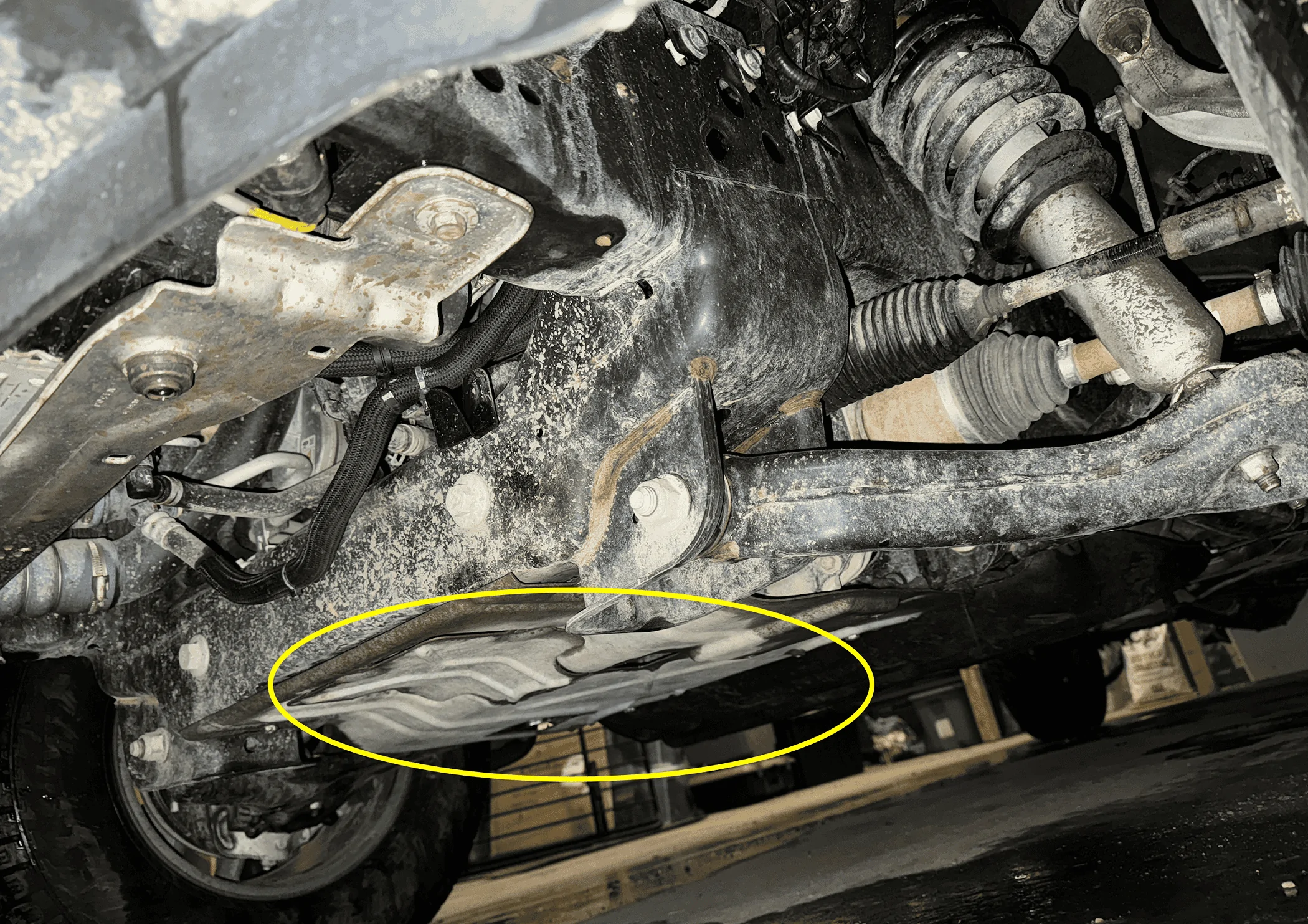 Am I missing a protective cover under my engine compartment ...