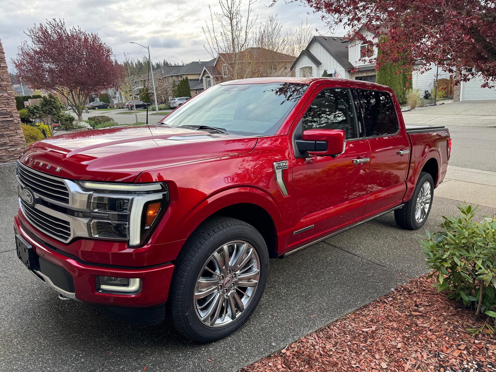 2024 Rapid Red Platinum Plus Delivered | F150gen14 -- 2021+ Ford F-150 ...