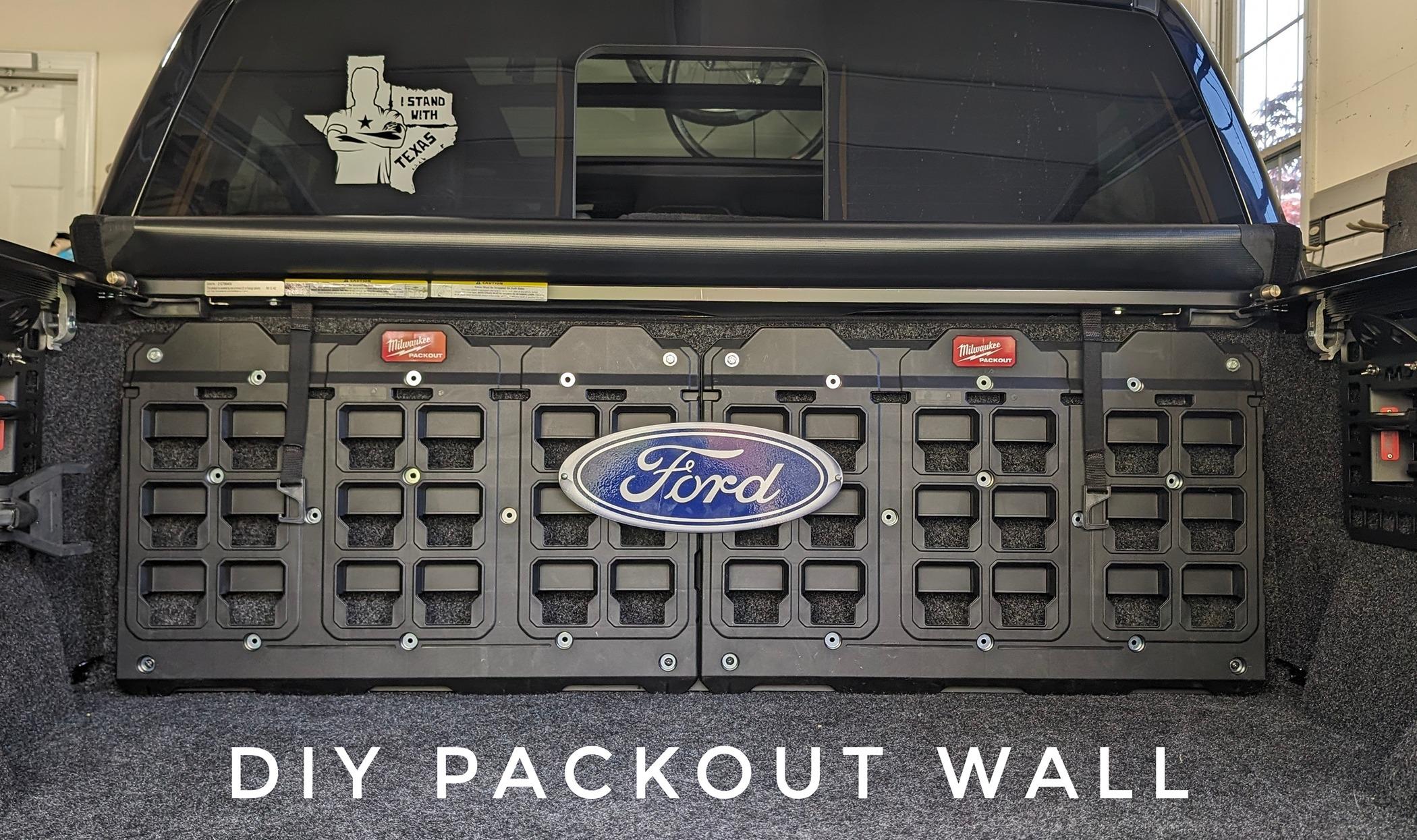 DIY PACKOUT Wall Installed | F150gen14 -- 2021+ Ford F-150, Tremor ...