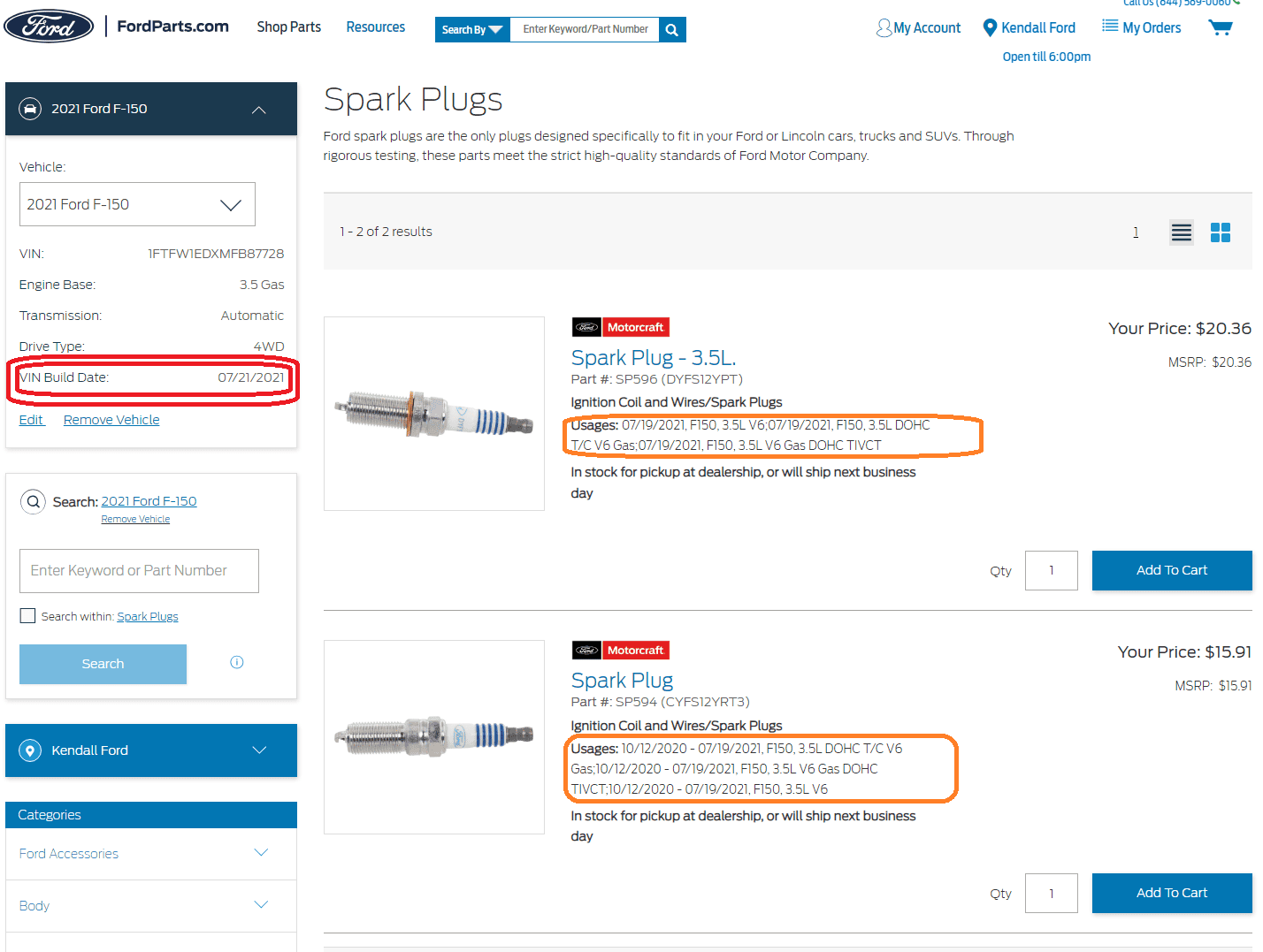 Build date by Vin question. | F150gen14 -- 2021+ Ford F-150, Tremor ...