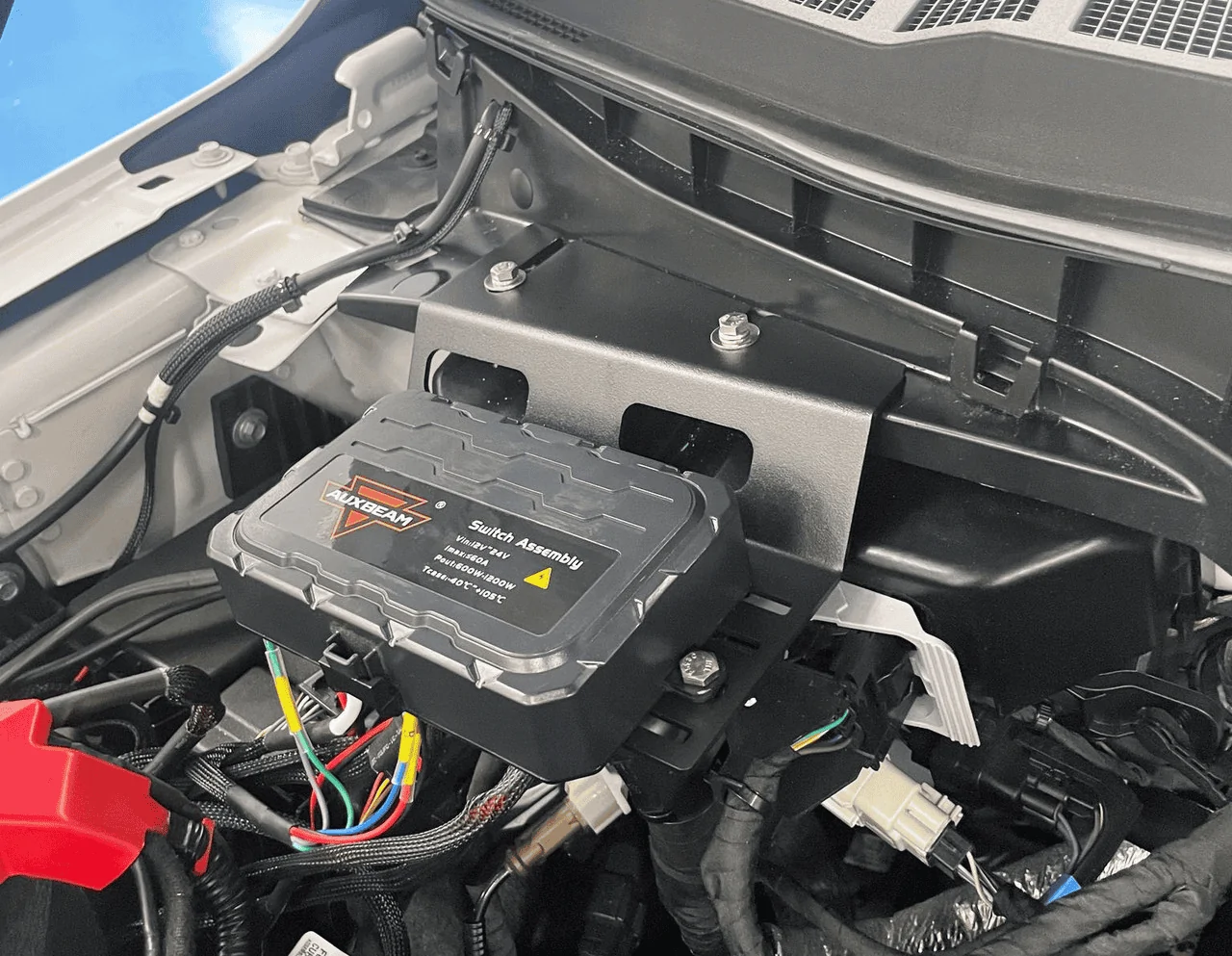 AuxBeam Switch Panel Mount (Engine Mount Bracket + Interior Overhead ...