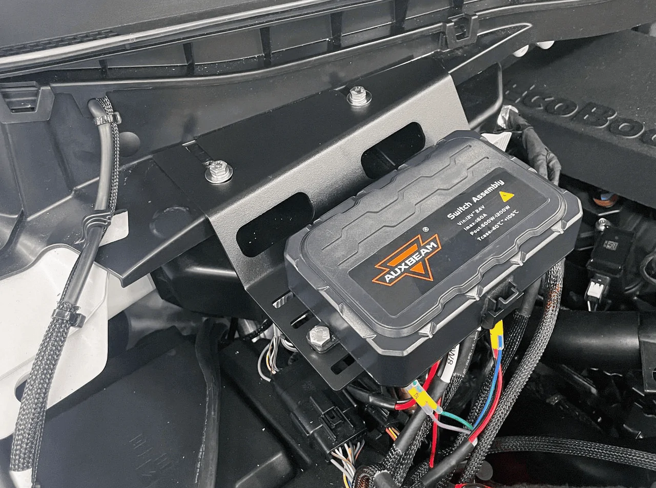 AuxBeam Switch Panel Mount (Engine Mount Bracket + Interior Overhead ...