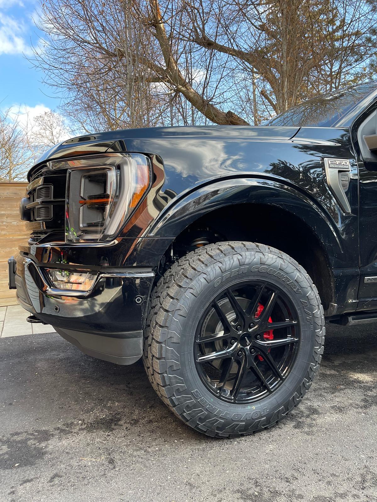 Eibach Pro-Truck Stage 2R Coilover Level Kit installed on 2023 F-150 ...