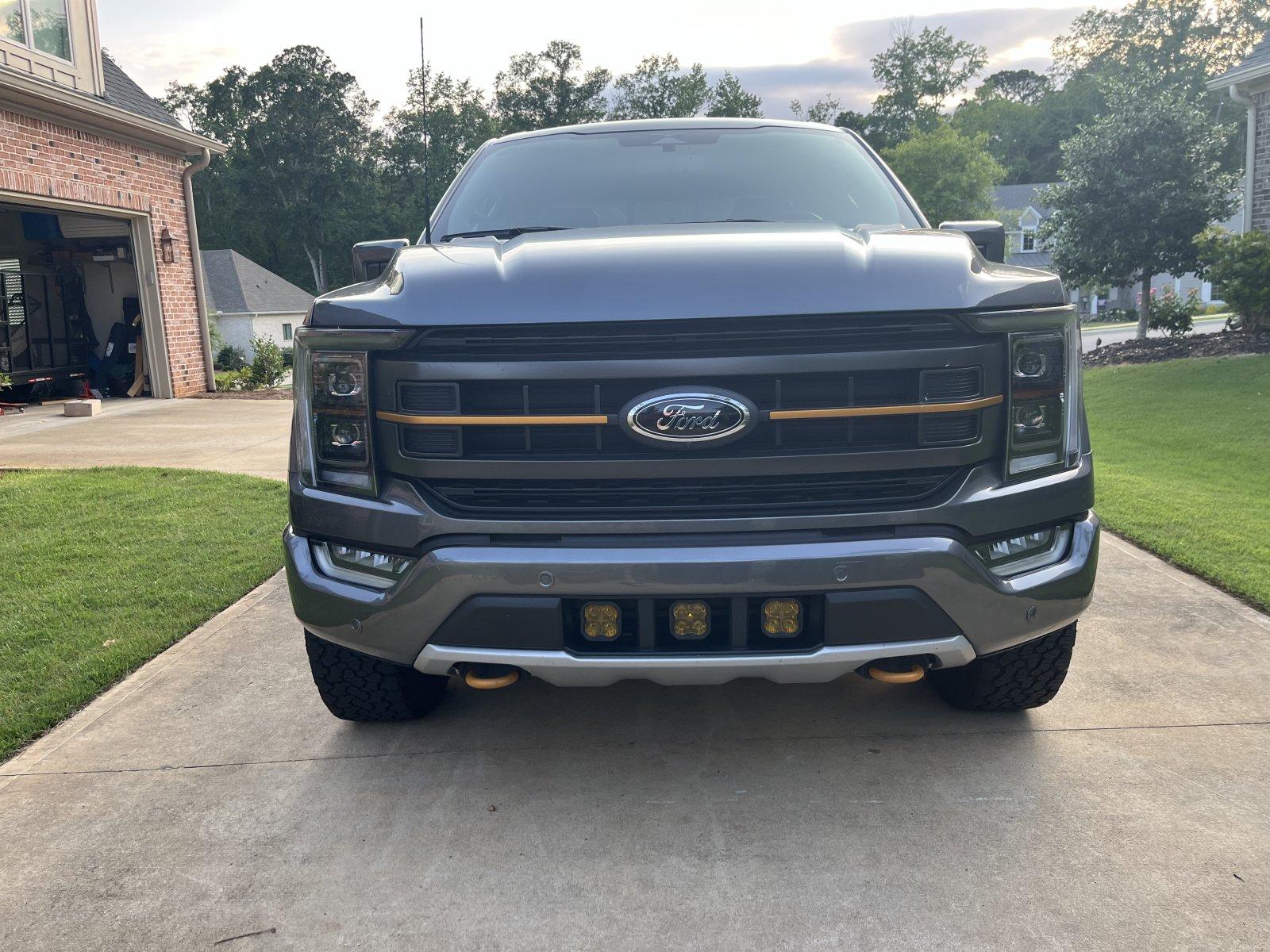 Lights in Active Grille Shutter Area | F150gen14 -- 2021+ Ford F-150 ...