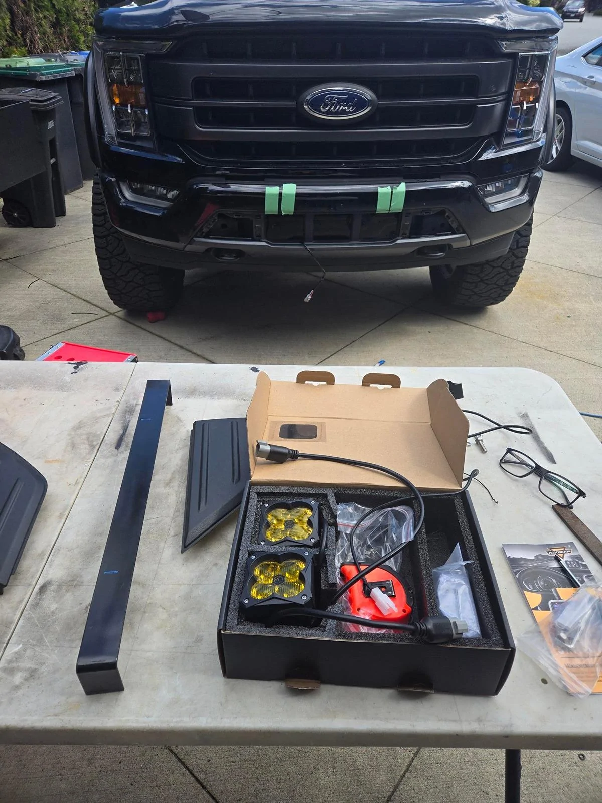 Lights in Active Grille Shutter Area | F150gen14 -- 2021+ Ford F-150 ...