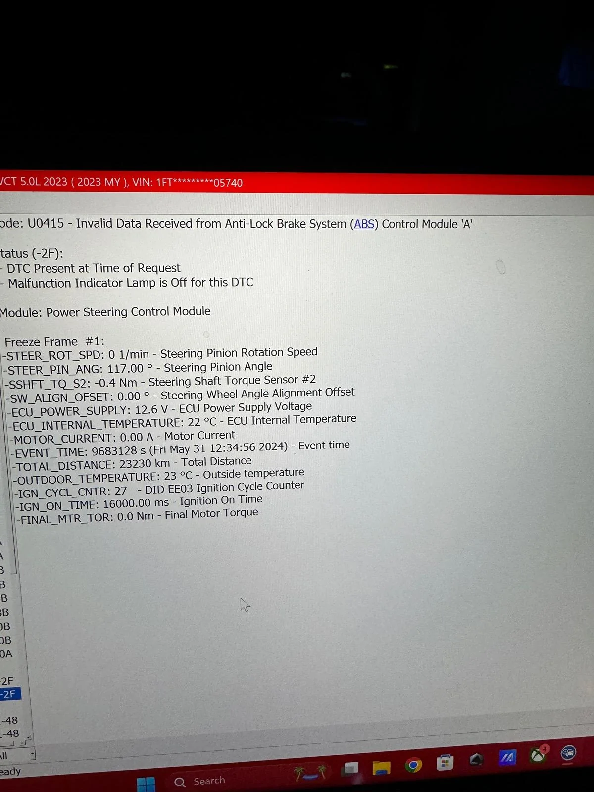 PSCM Fault after IPMA pmi | F150gen14 -- 2021+ Ford F-150, Tremor ...