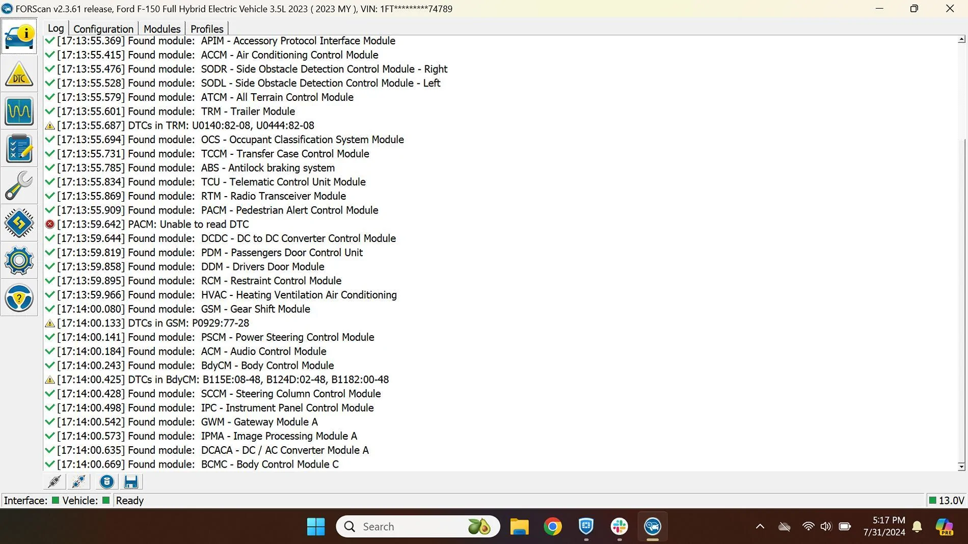 Forscan "Transmission Characterization Update" | F150gen14 -- 2021 ...
