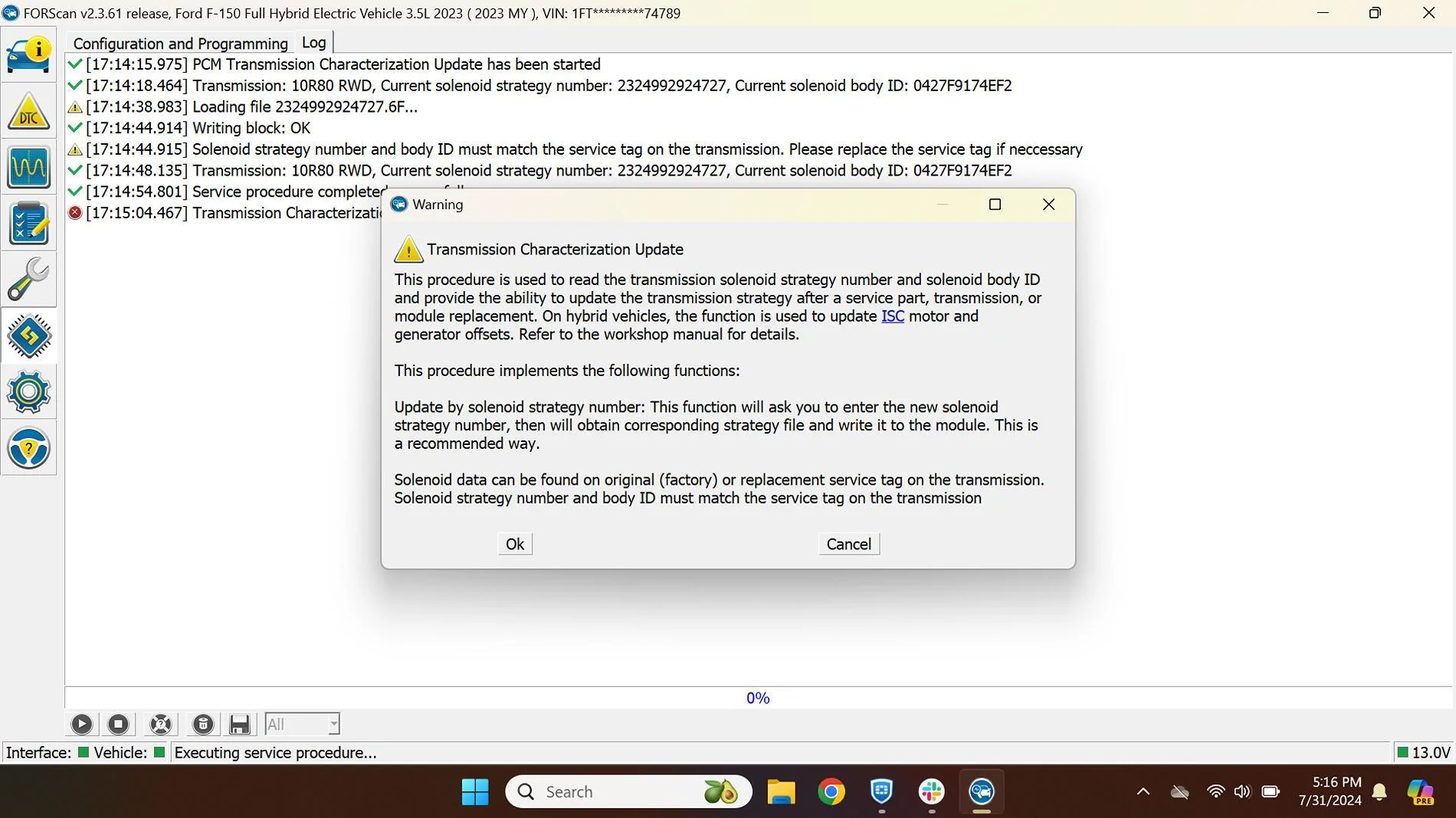 Forscan "Transmission Characterization Update" | F150gen14 -- 2021 ...