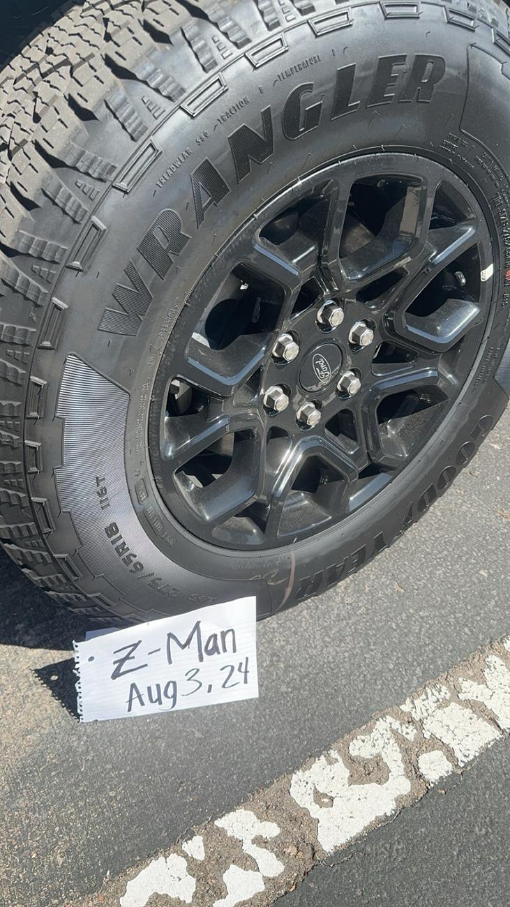 Colorado - Takeoff BAP 18” wheels with 275/65R18 Goodyear Wrangler ...