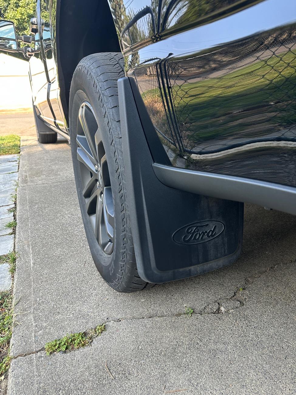 Mud Flap- Weather Tech vs Ford | F150gen14 -- 2021+ Ford F-150, Tremor ...