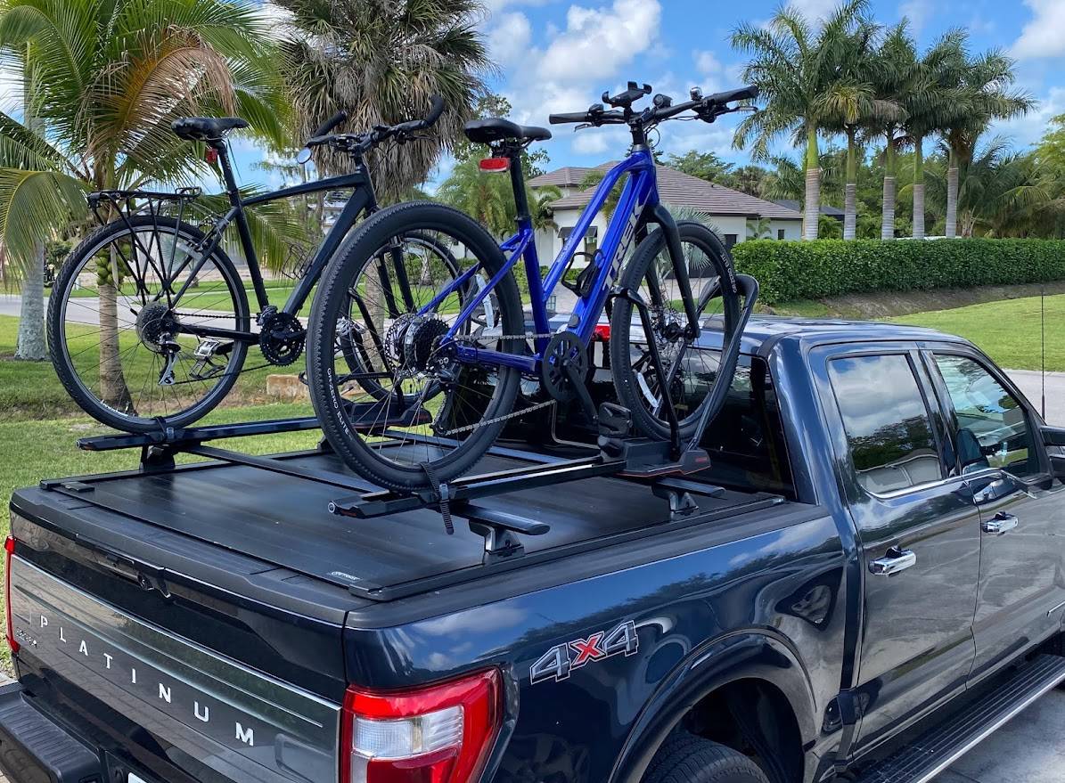 Need solution to carry two fat-tire e-bikes above bed using RetraxPro ...