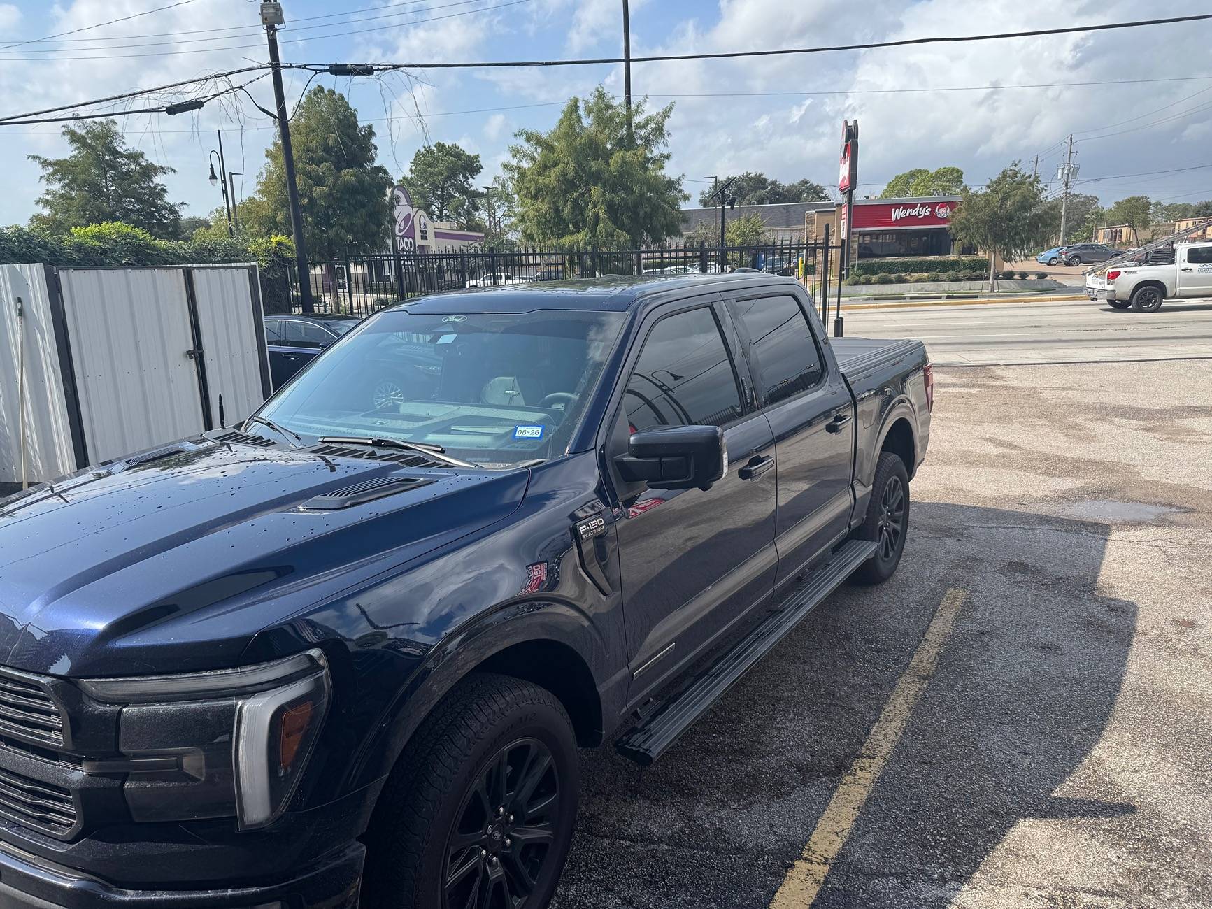 Bug deflector on BAP/Tremor Hood | F150gen14 -- 2021+ Ford F-150 ...