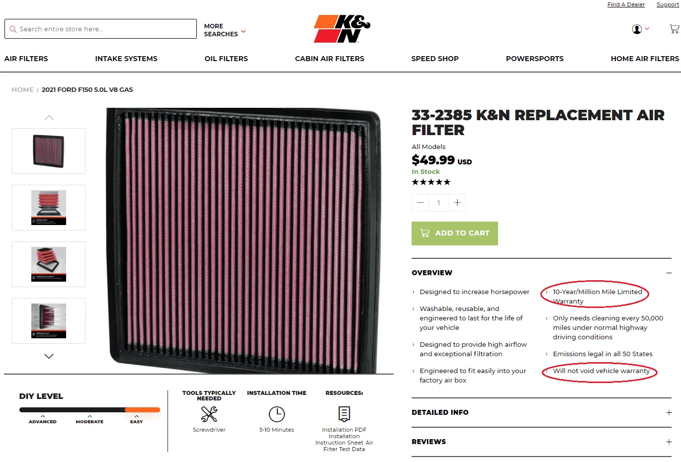 K&N Filters And Intakes Released For 2021 Ford F-150 | F150gen14 -- 2021+ Ford F-150, Tremor ...