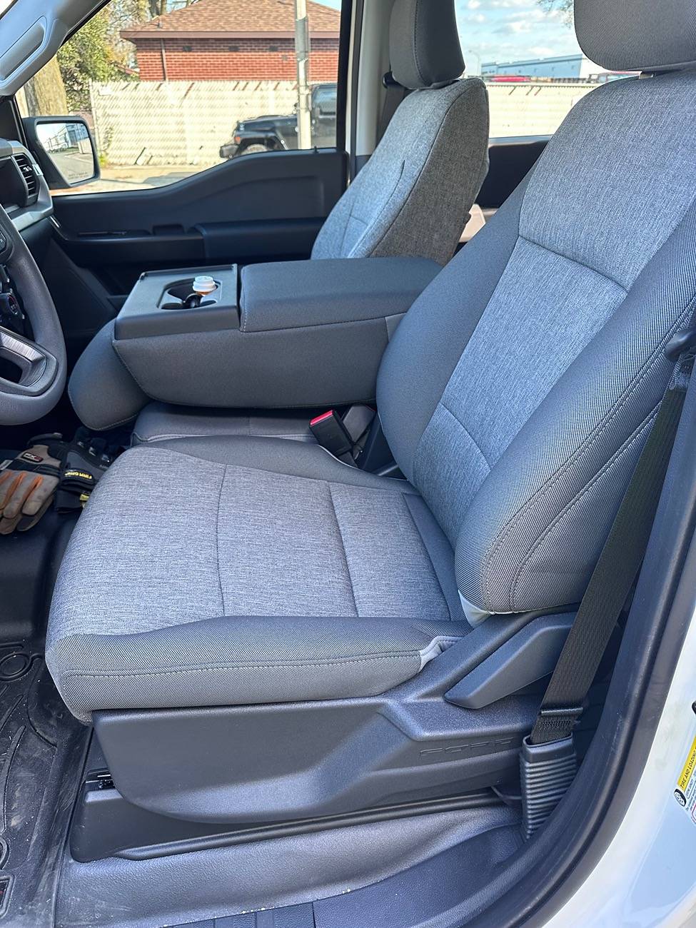 2024 F-150 XL manual drivers seat swap to powered seat from 2018 F-150 ...