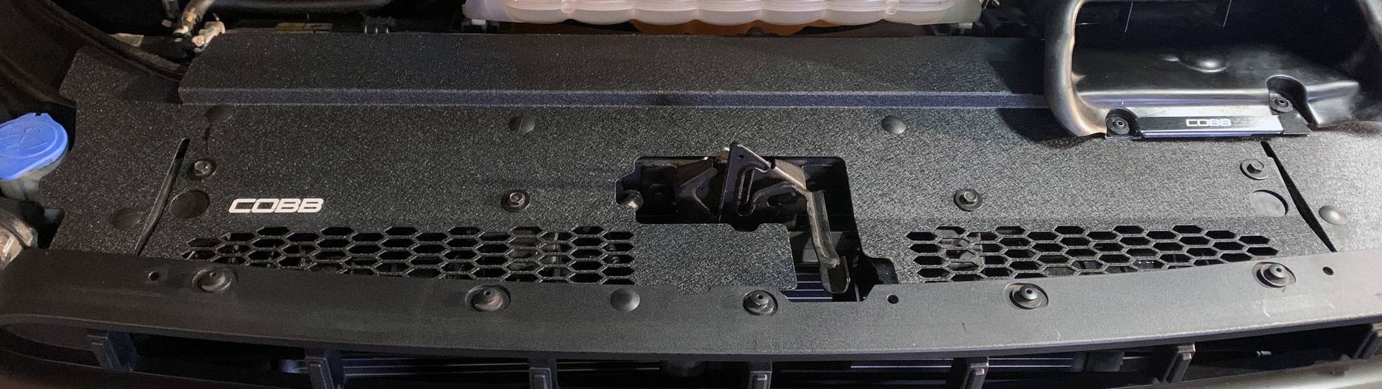 Cobb Tuning Radiator cover installed on 3.5 EcoBoost | F150gen14 ...