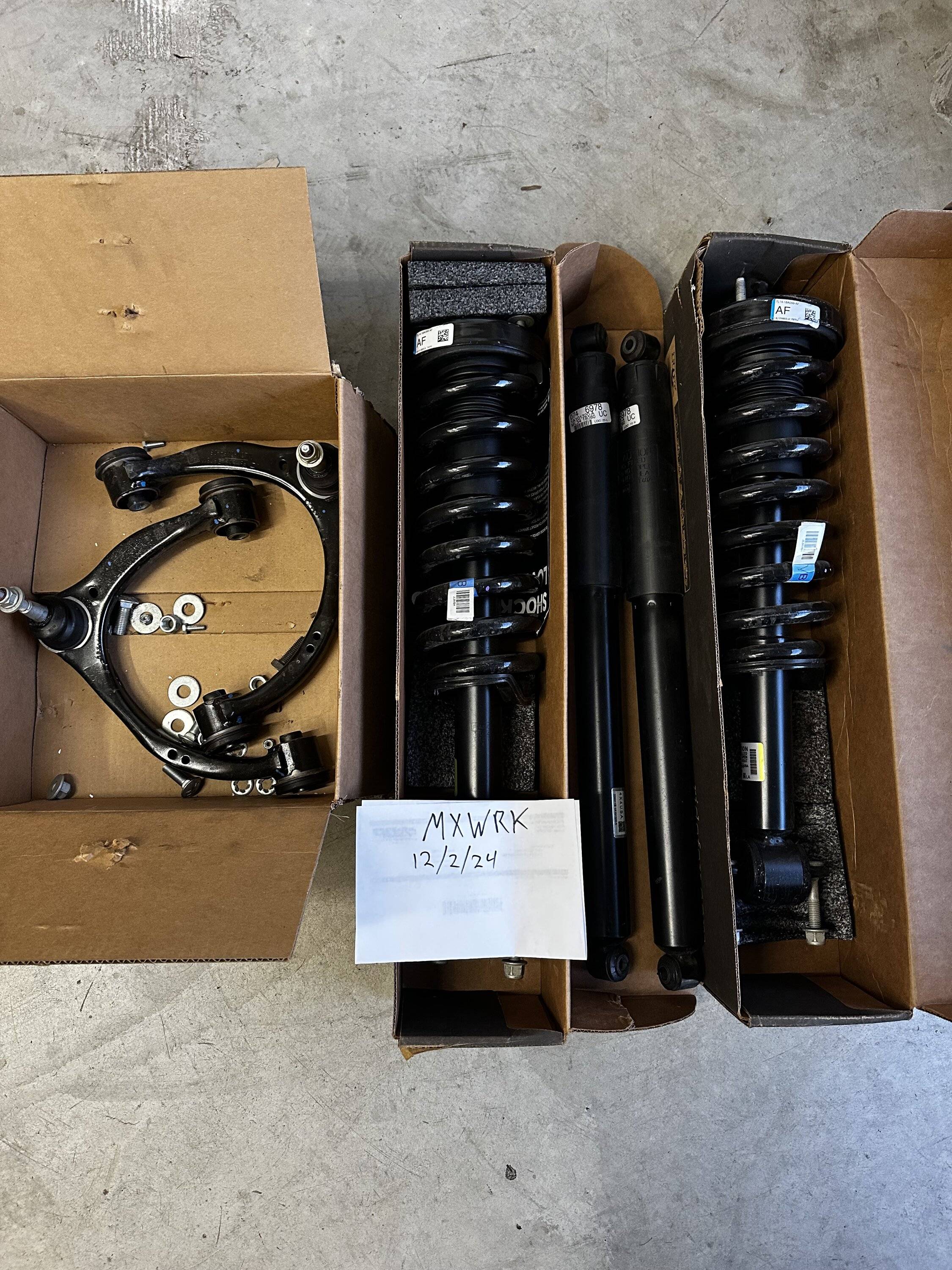 California - Stock 22' FX4 PB Coilovers, UCA's, and rear shocks ...