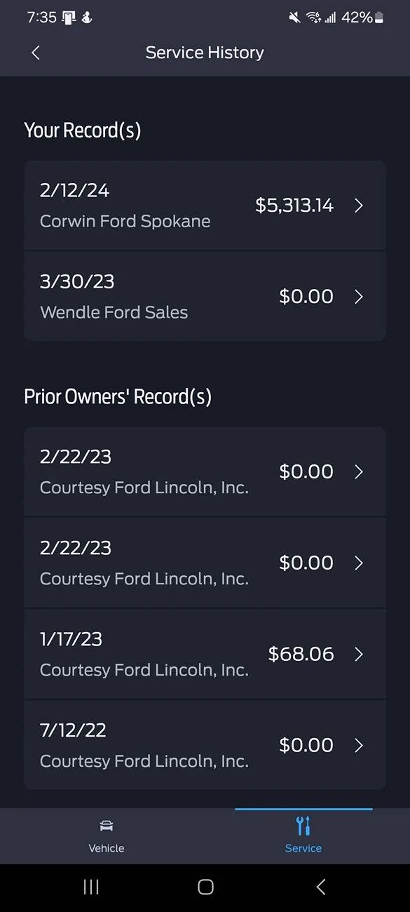 False service records | Page 2 | F150gen14 -- 2021+ Ford F-150, Tremor ...