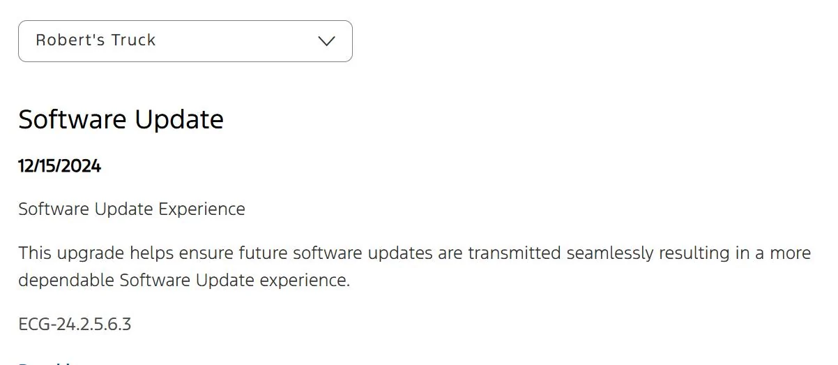 Vehicle Software Update History Now Available in Your Ford Account ...