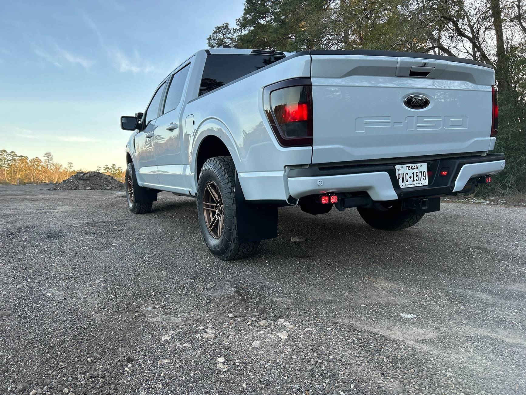 License plate light covers, reduce rear camera glare | F150gen14 ...