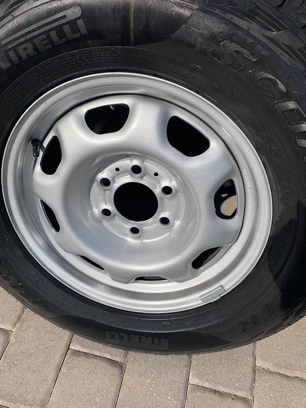 Florida - 17” OEM Steelies, 265/70 Pirelli Scorpion ATR Tires, TPMS, Lugs New! | F150gen14 ...