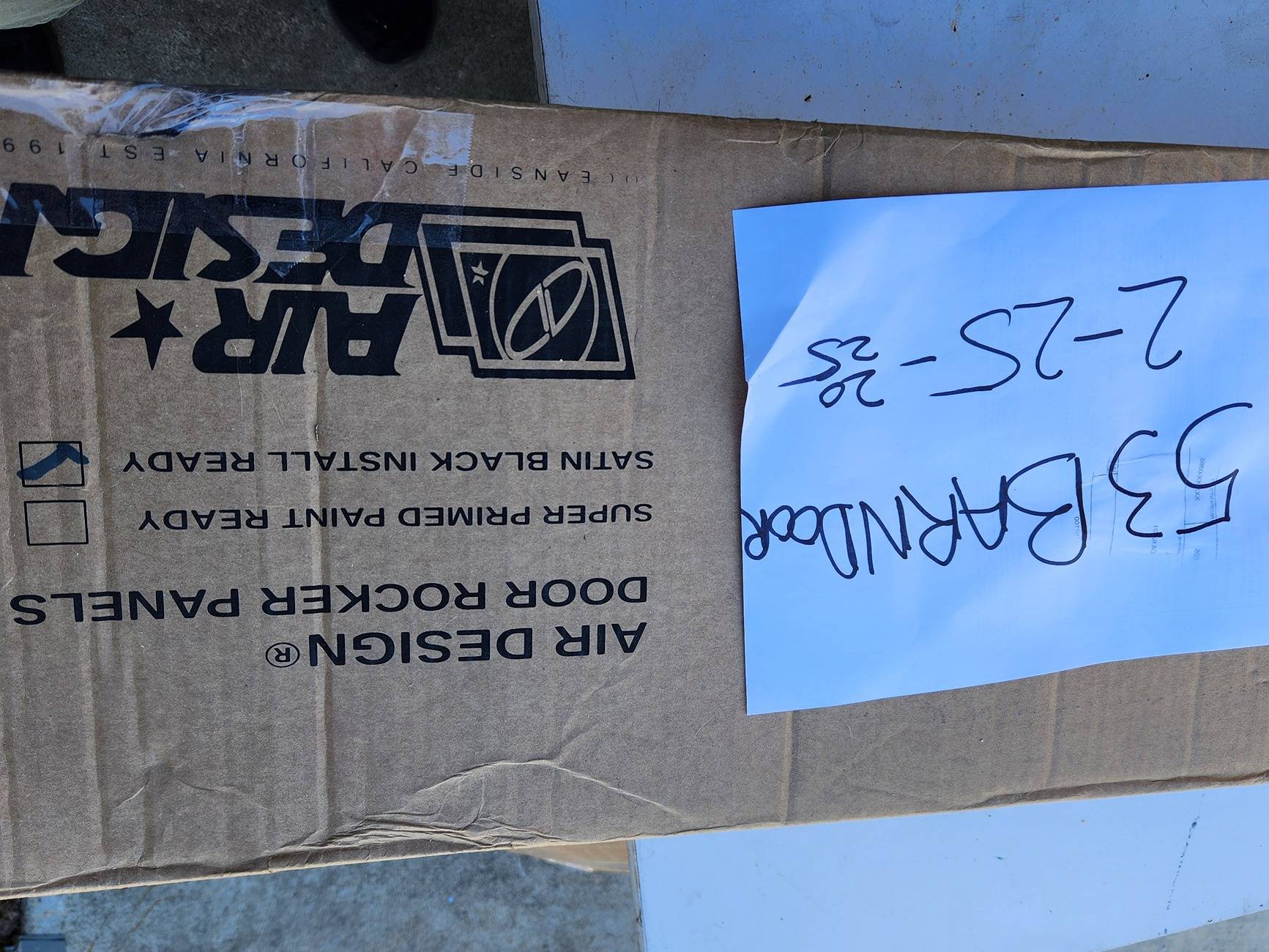 California - AIR DESIGN Door Rocker Panels from ford. Brand new ...