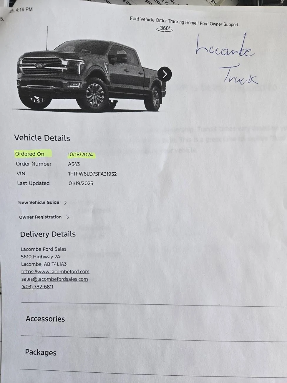 How long from order to build to delivery currently? | F150gen14 -- 2021 ...