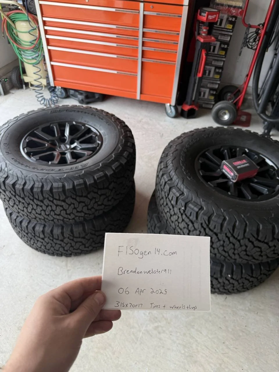 North Carolina - 2025 Raptor Wheel and Tire Takeoffs BFG KO2 315/70R17 | F150gen14 -- 2021+ Ford ...