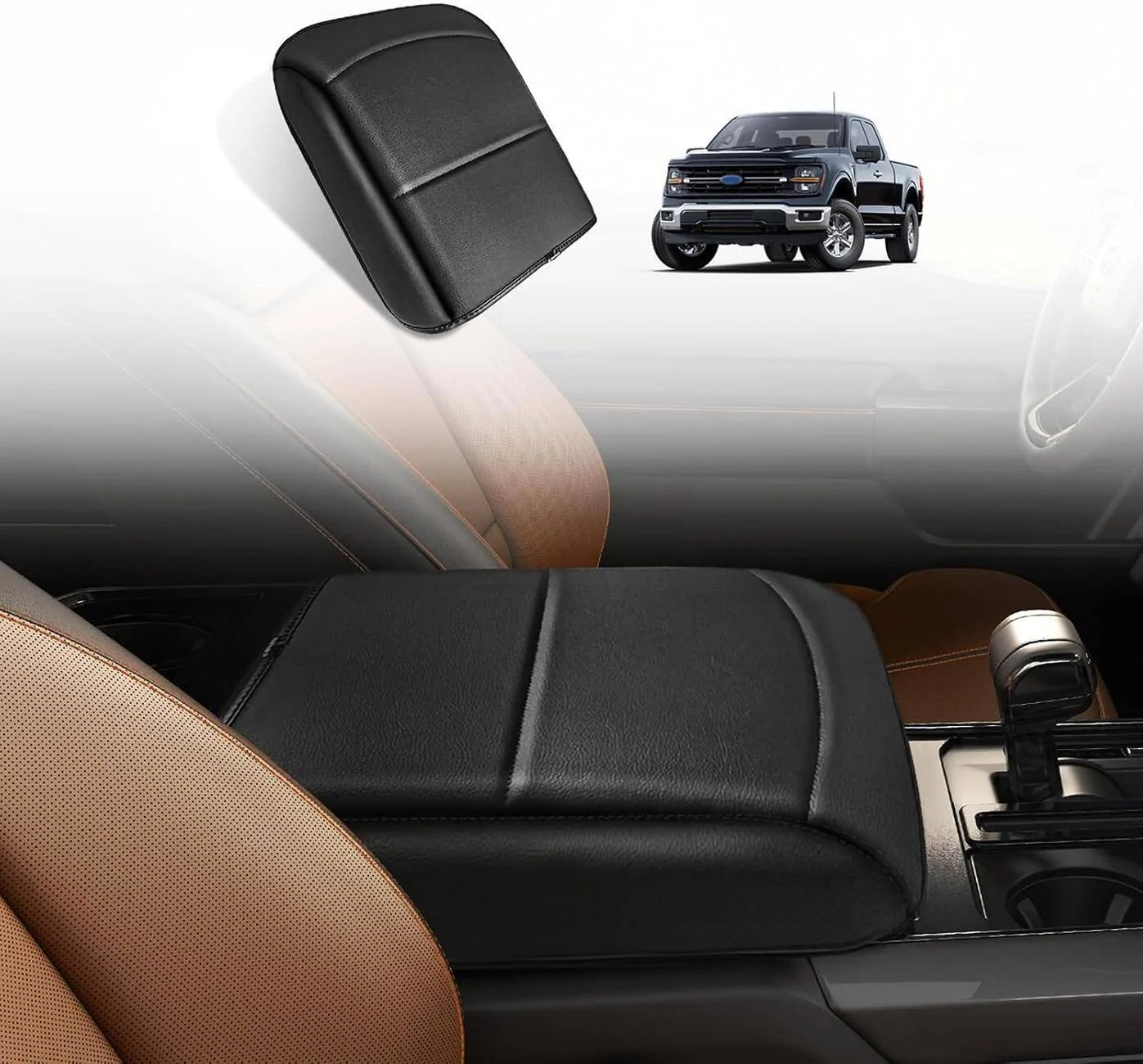 🚗 Muslogy F150 Armrest Cover — Fits All Seat Types! 🛠️🧼 Stylish Comfort ...