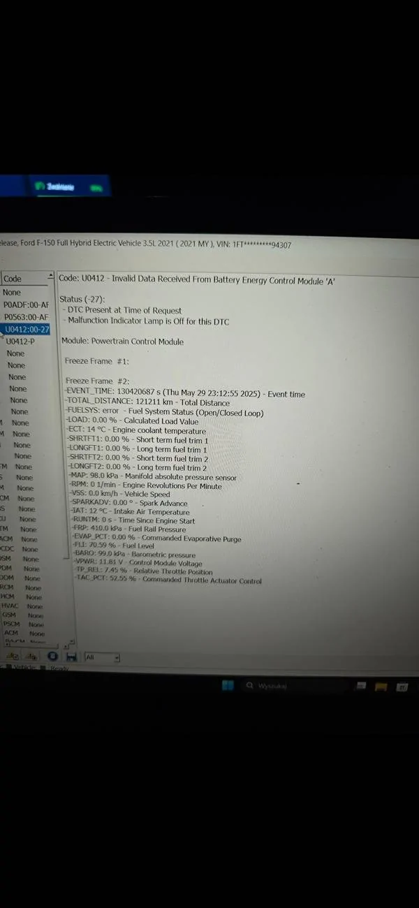 Powerboost 2021- problem returned "stop safely" - P0563-AF : high voltage , U0412-27 : Incorrect ...