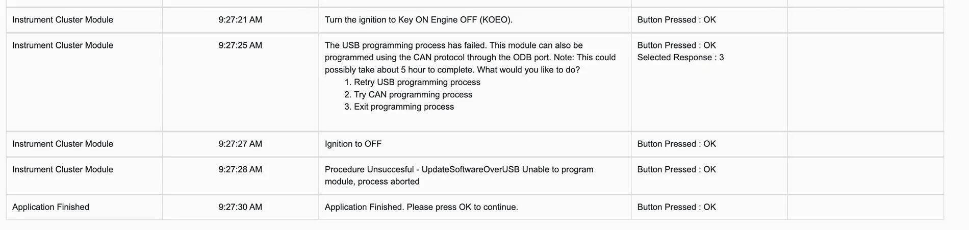 Help with IPC module - can't complete PMI - mismatched firmware ...