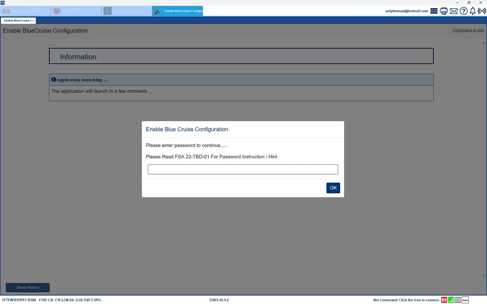 FDRS - Enable BlueCruise Configuration Password? | F150gen14 -- 2021 ...