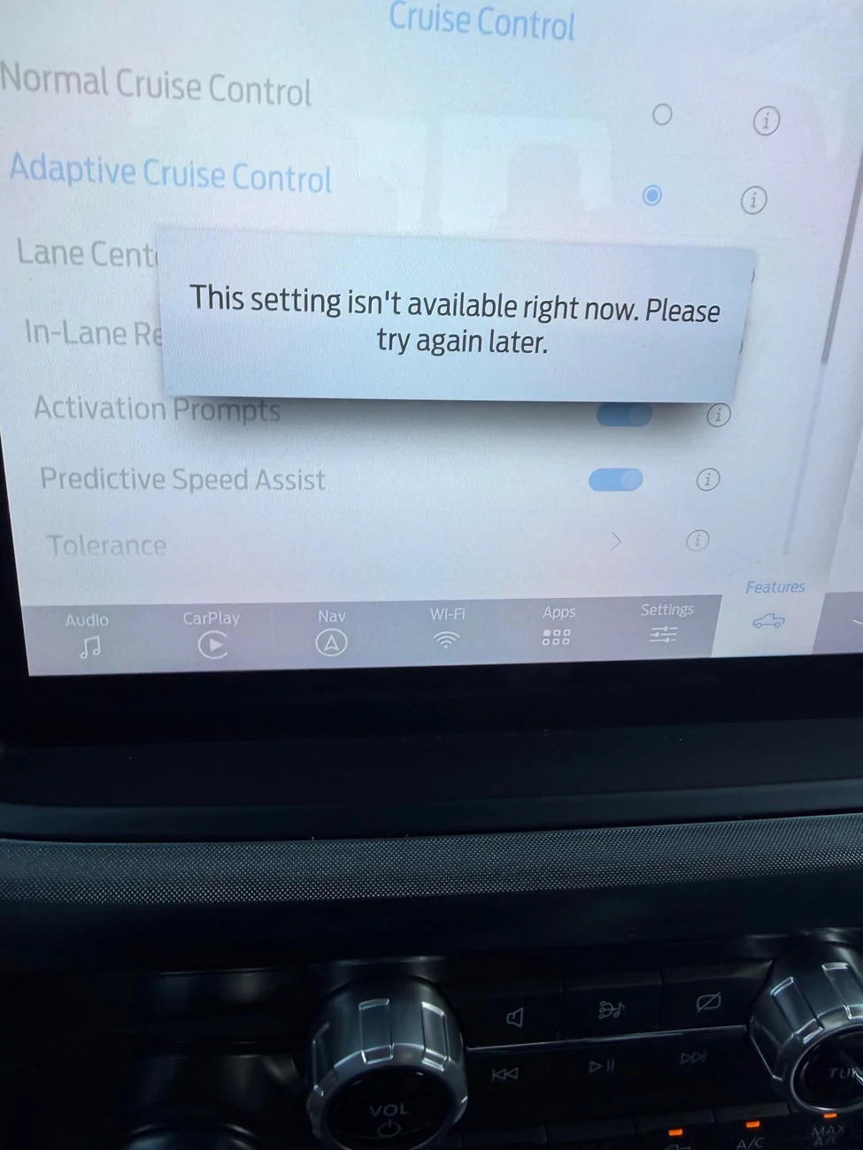 Lane Centering and Lane Change toggle is greyed out! | F150gen14 ...