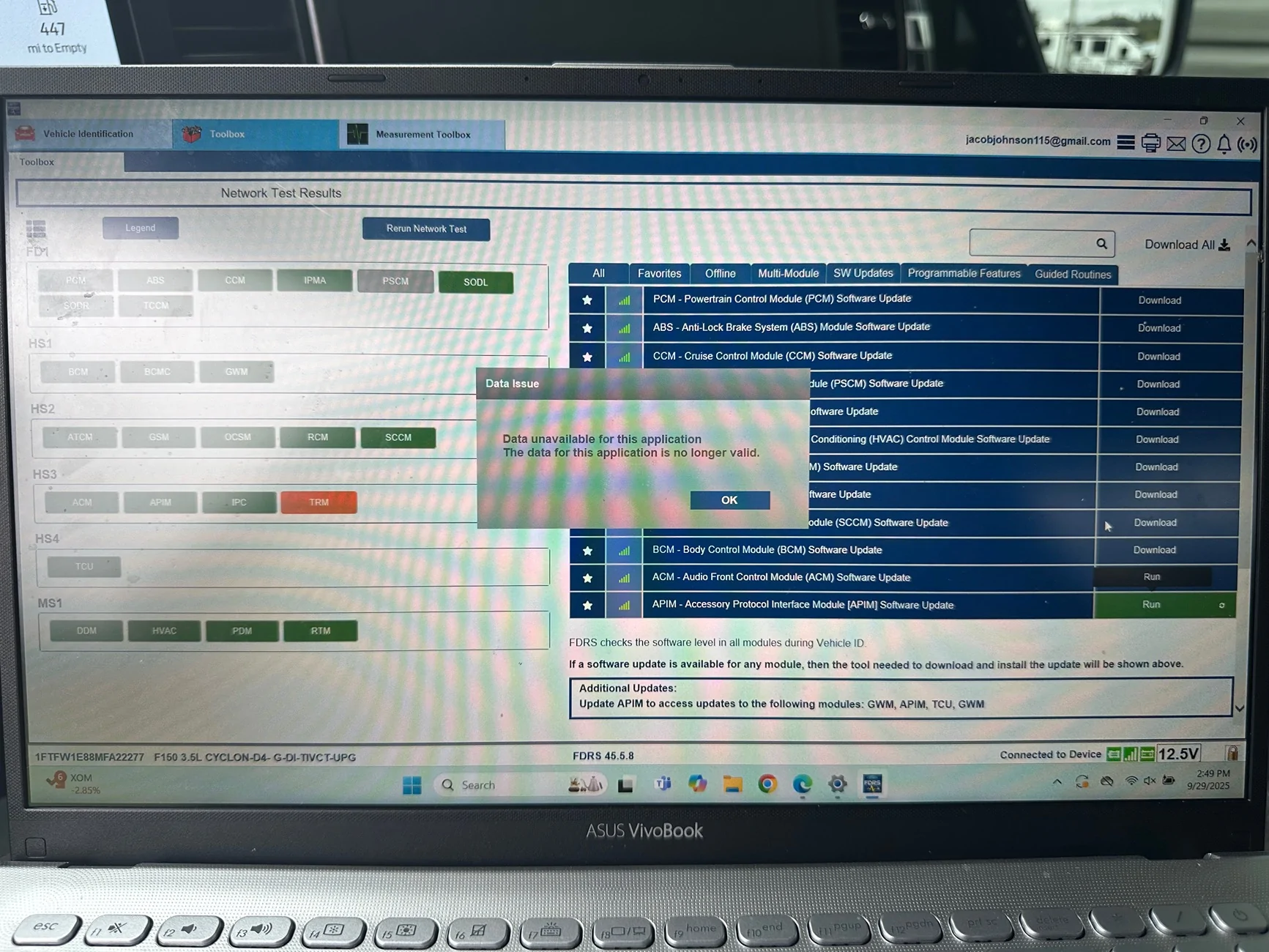 ECU module programming guide using FDRS | Page 1087 | F150gen14 -- 2021 ...