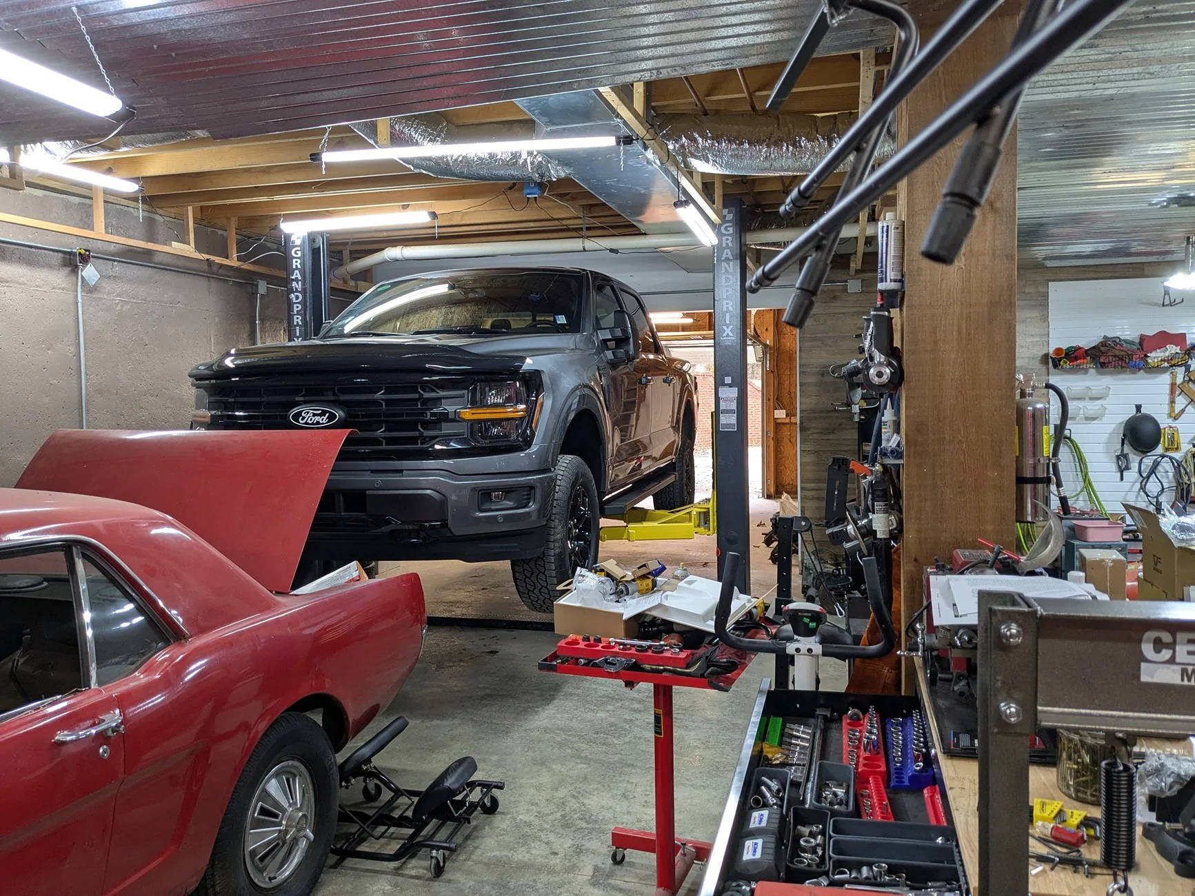 Before and after-rear blocks removal | F150gen14 -- 2021+ Ford F-150 ...