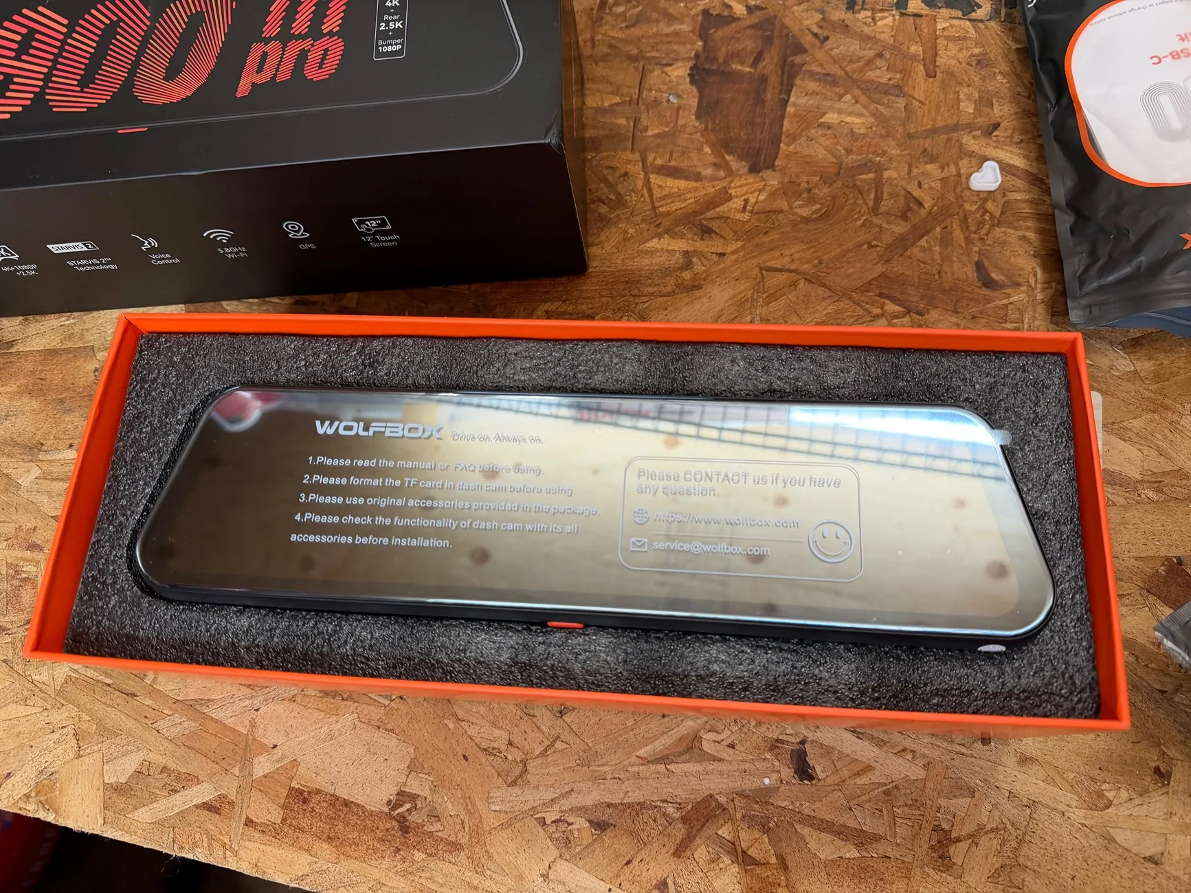 Wolfbox G900 Tri Pro rear view mirror dashcam - install & review ...