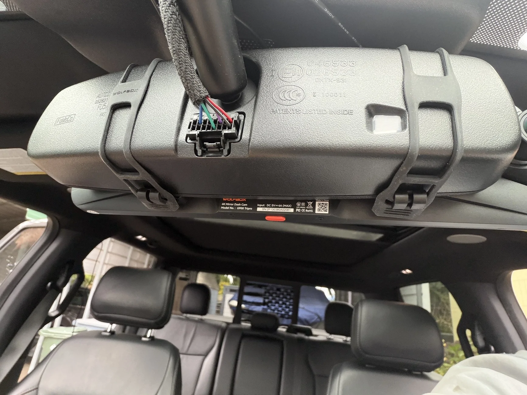 Wolfbox G900 Tri Pro rear view mirror dashcam - install & review ...
