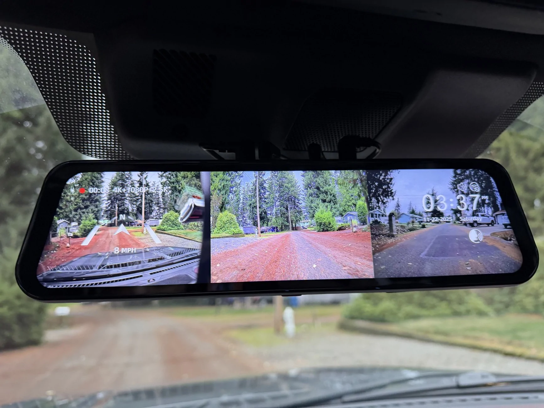 Wolfbox G900 Tri Pro rear view mirror dashcam - install & review ...