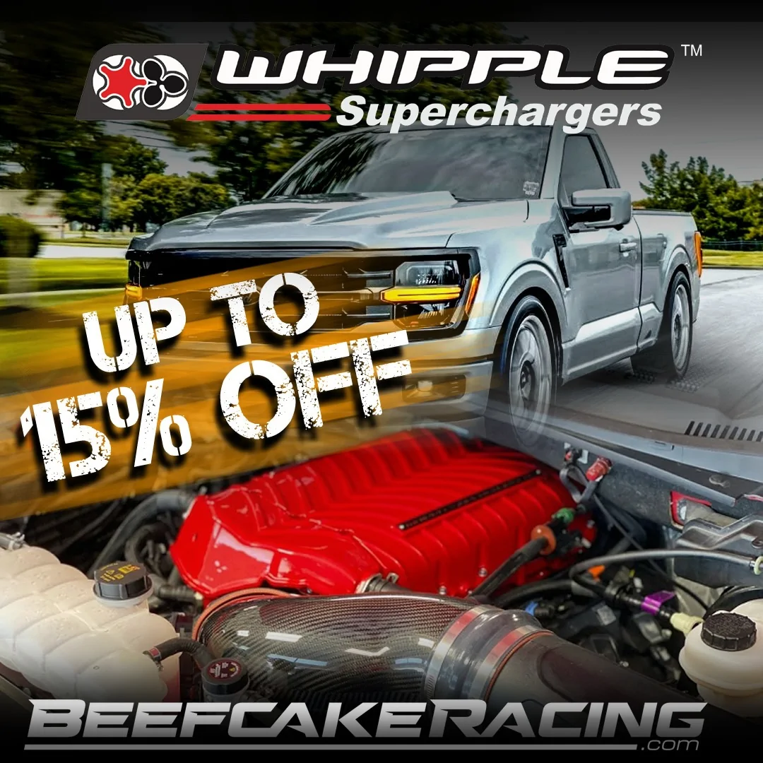 The Whipple Supercharger Black Friday Sale is LIVE at BeefcakeRacing.com — up to 15% OFF on ...