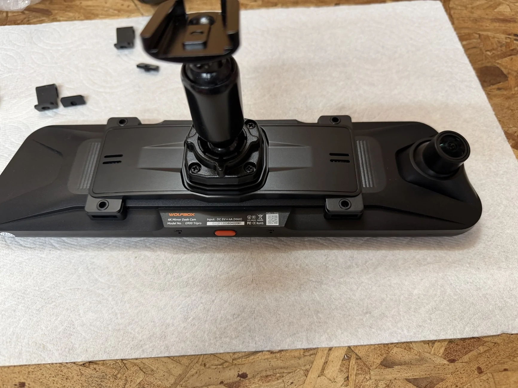 Wolfbox G900 Tri Pro rear view mirror dashcam - install & review ...