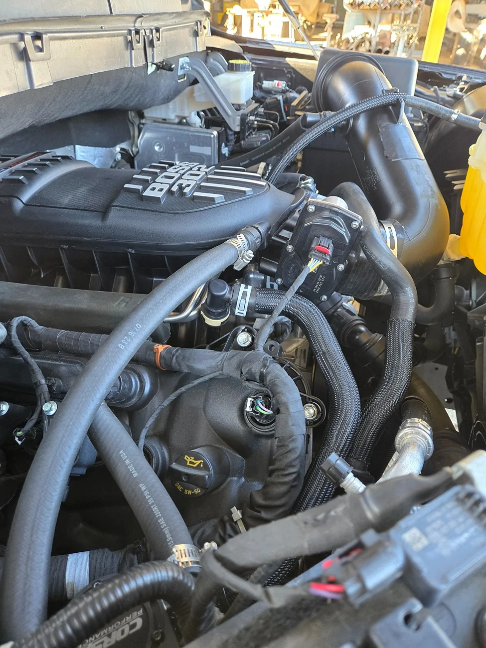 BOSS 302 Intake Manifold installed on 2024 F-150 5.0 | F150gen14 ...