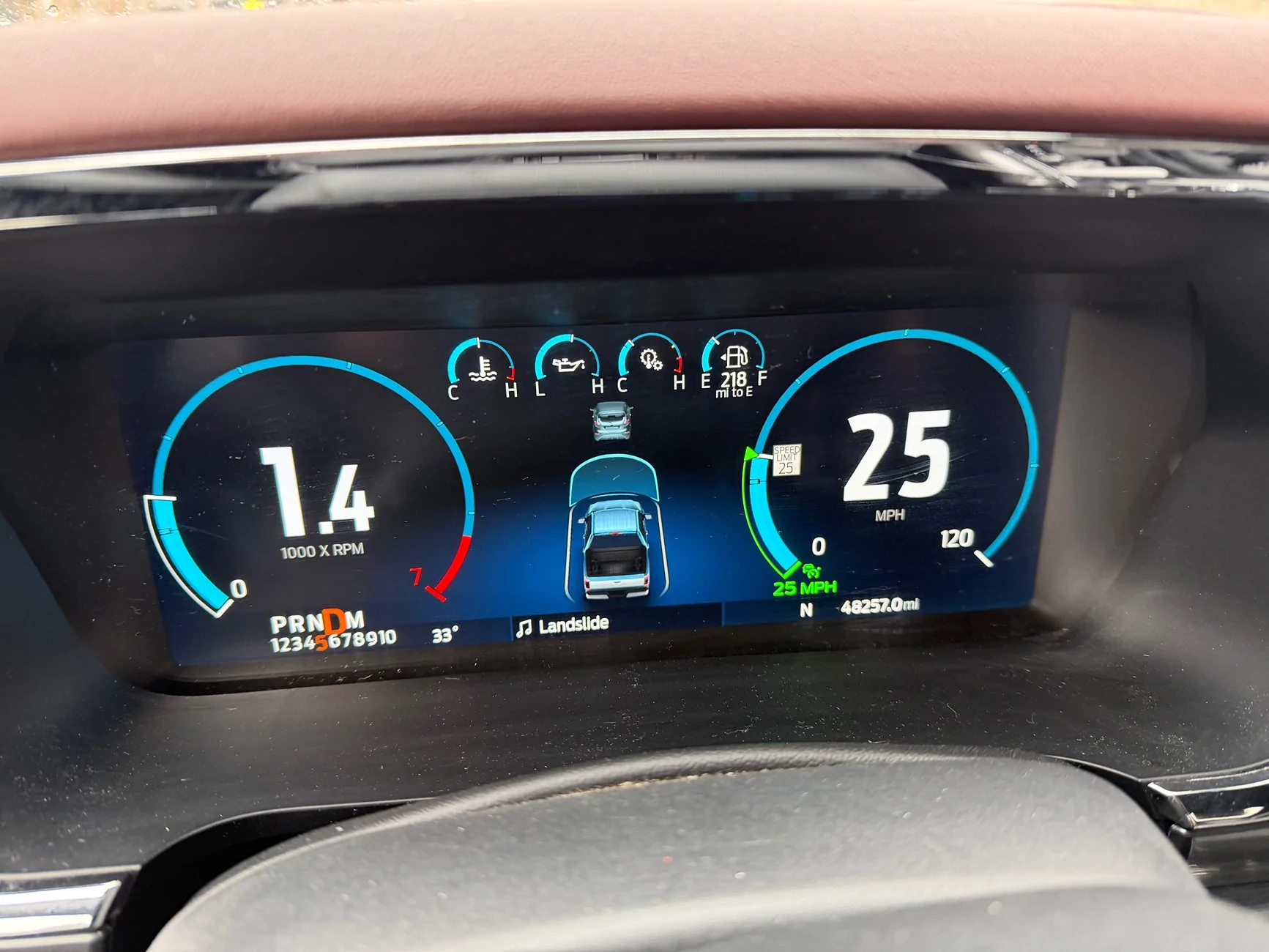 Blue ‘bubble’ (lane centering) not appearing after recall was performed ...