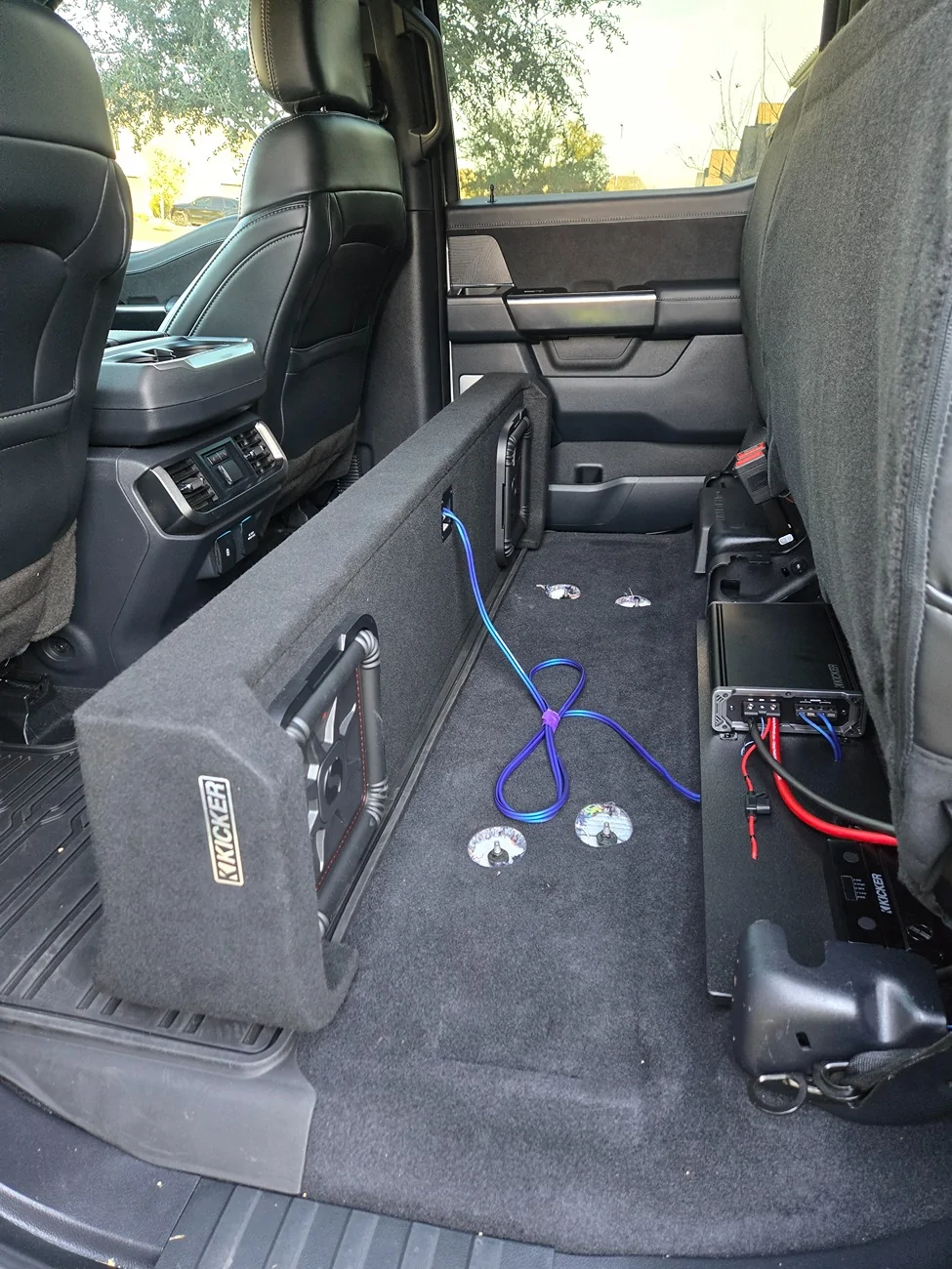 Subwoofer and Amplifier Install - B&O Unleashed | F150gen14 -- 2021 ...