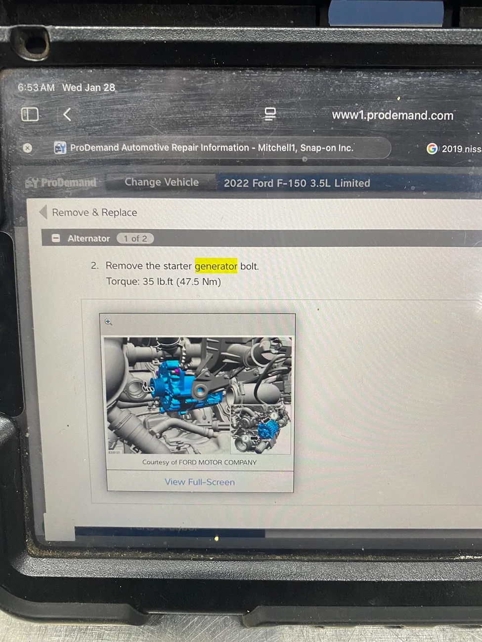 Service Manual Replacement procedure for BISG? | F150gen14 -- 2021 ...