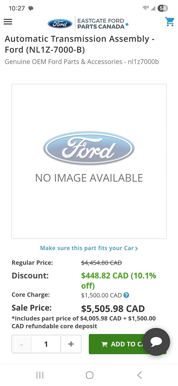 2021 F-150 Lariat - CDF Drum transmission problem, outside of warranty ...