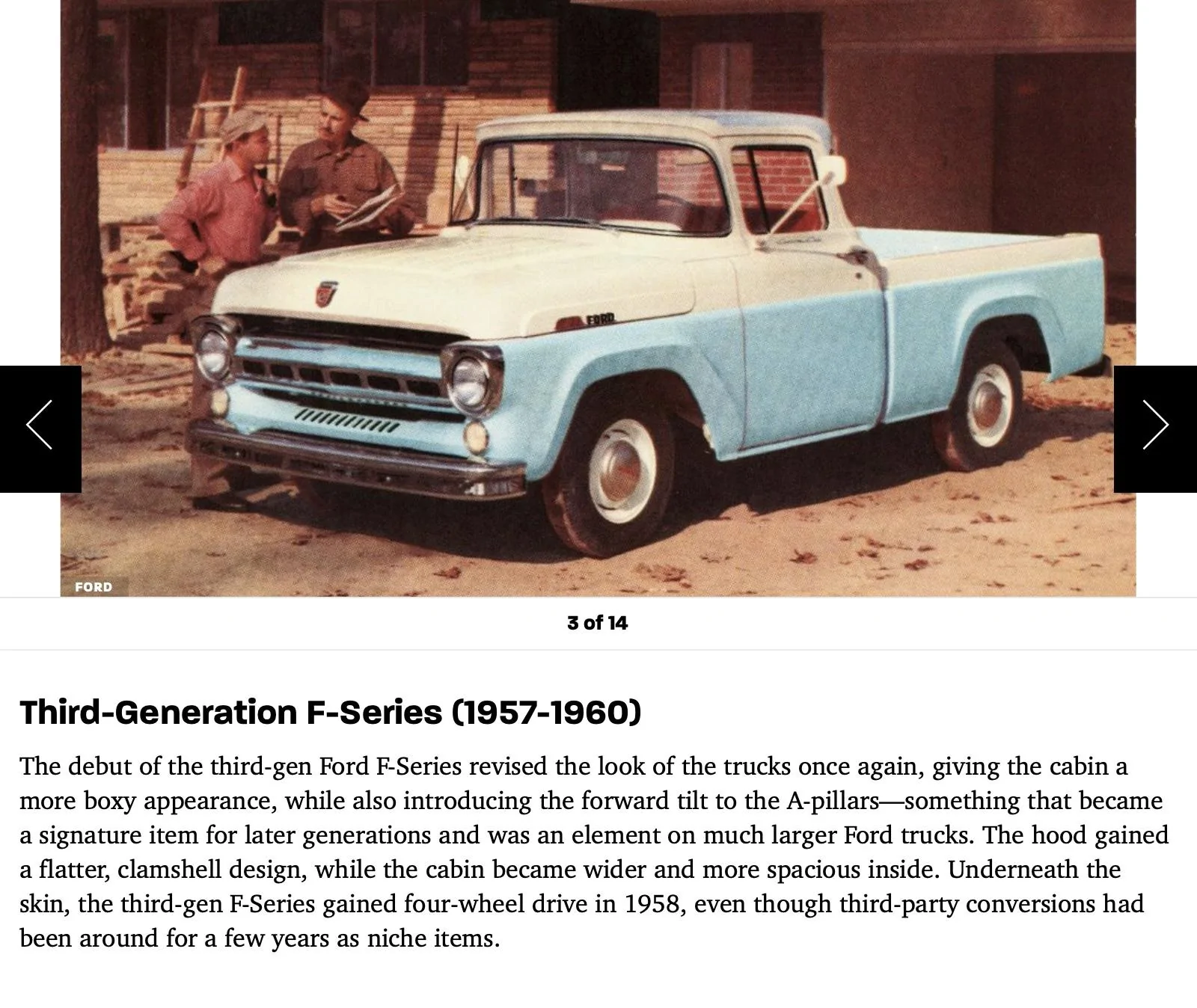 Ford F-Series Trucks: A Quick Visual Guide to All 14 Generations ...